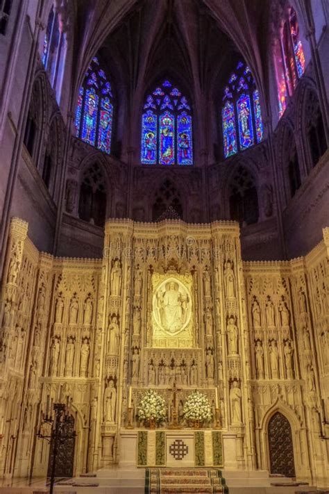 Interior Of The National Cathedral Washington Dc Usa Editorial Photo