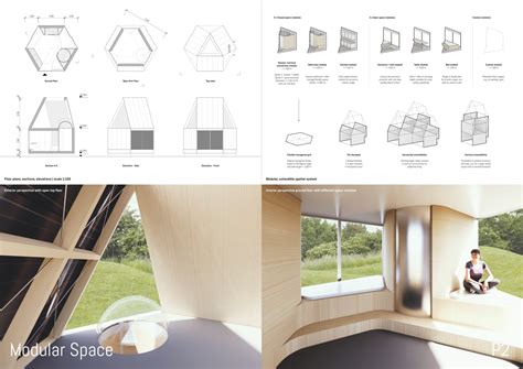 Architecture Project Prefabricated Hexagonal Structure Featuring