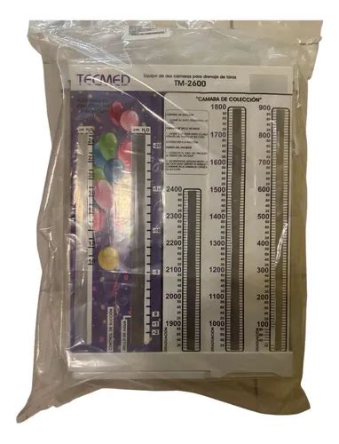 Equipo Drenaje Sello Pleural Torax C2 Cámaras De 2600 Ml Mercadolibre