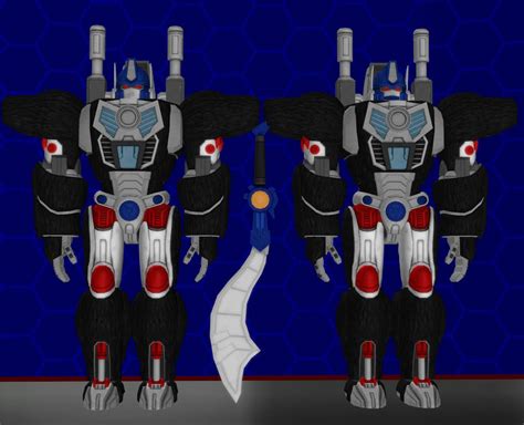 Model Dl Transformers Ftf Optimus Primal By Wolfblade111 On Deviantart