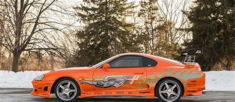 Paul Walkers Fast And Furious Orange Toyota Supra For Sale The Car