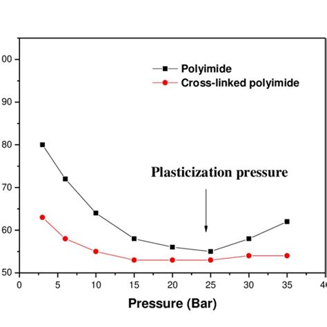 Example Of Plasticization In A Linear And A Crosslinked Polyimide 4