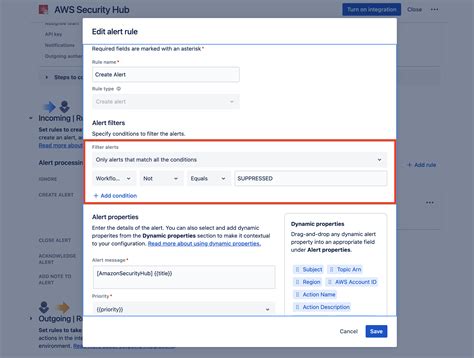 Solved How To Avoid Alerts For Suppressed Aws Security Hu