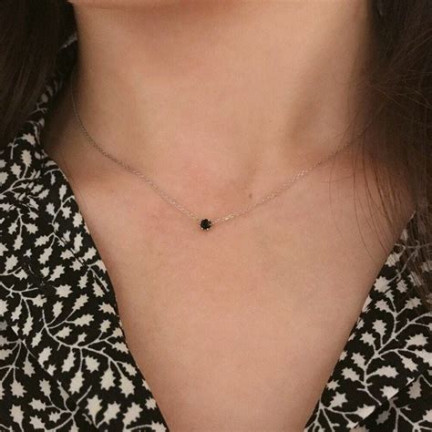 Dainty Silver Necklace Etsy