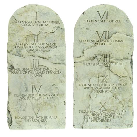Buy Supportiback Treasure Gurus The Ten Commandments S Cast Stone Set