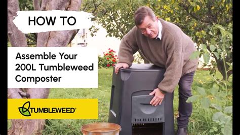 How To Assemble Your Tumbleweed 200l Flat Pack Composter Youtube