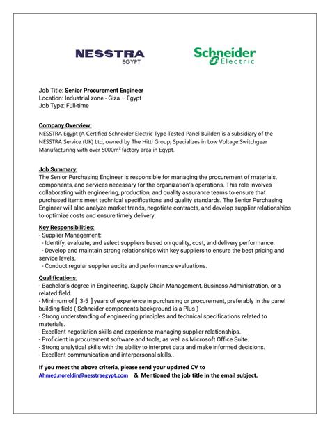 We Are Excited To Announce A New Vacancy In Our Company Nesstra