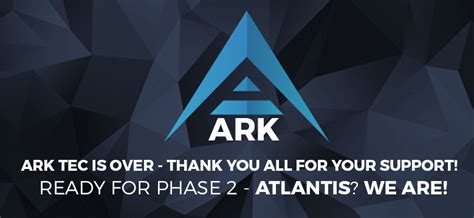 The Ark Tec Is Over Prepare To Board The Ark Ark Ecosystem Blog