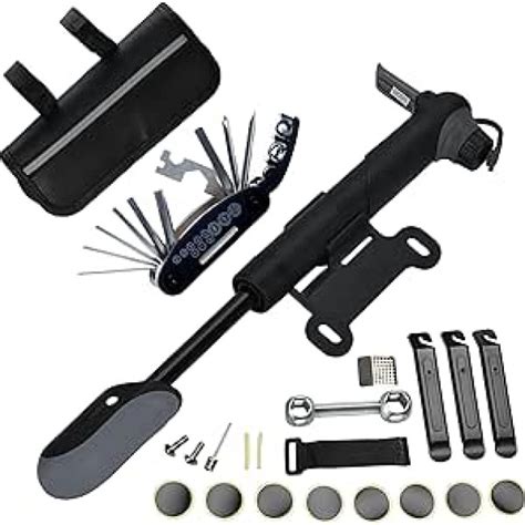 Daway Bicycle Repair Tool Set A35 Bicycle Tool Bag With 120 Psi Mini