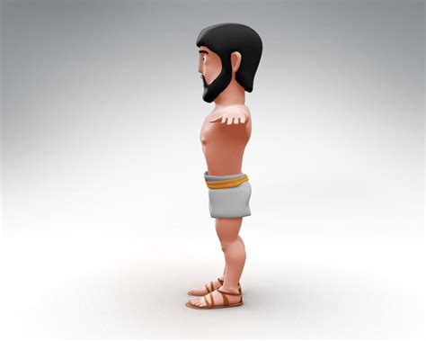 Odysseus Cartoon Character 3d Model Turbosquid 1198545