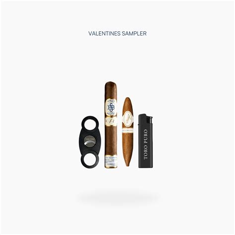 Valentines Cigar T Set For Couples Luxury Cigar Sampler Toro Puro