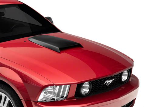 Mustang Hood Scoop Black 05 09 Mustang Gt V6 Free Shipping
