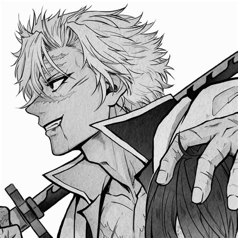 Sanemi Manga Fanart