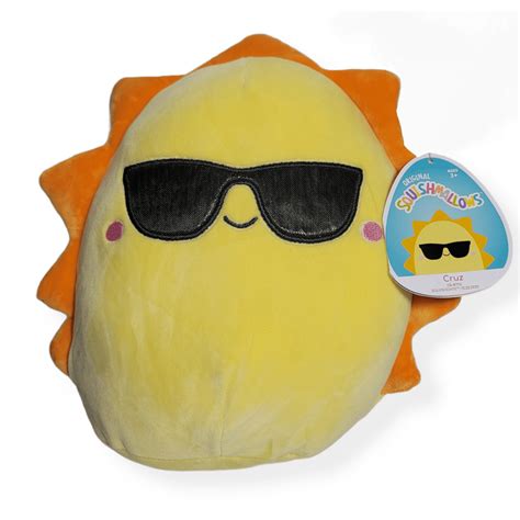 Squishmallows 8 Inch Cruz The Sun Super Soft Plush Toy