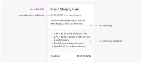 color — shopify polaris