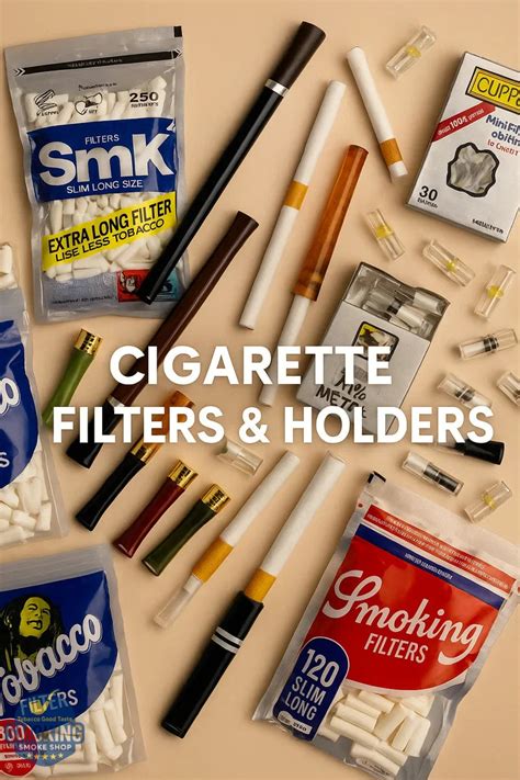 Cigarettes Filters And Holder Smoking Shop