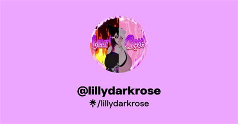Lillydarkrose Twitter Twitch Linktree