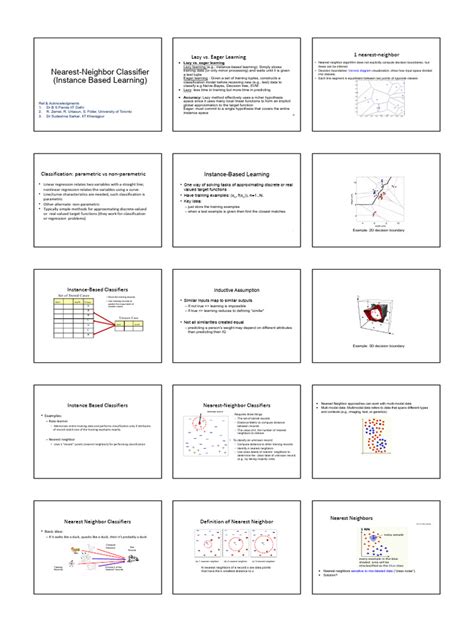 5c Nearest Neighbour Classifier Pdf Statistical Classification