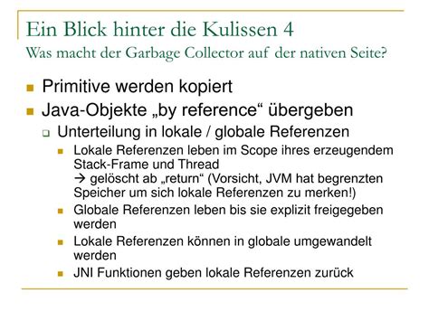 Ppt Java Native Interface Eine Einführung Anhand Eines Praktischen Beispiels Powerpoint