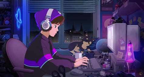 Lofi Girl Youtube Stream Has A Companion Synth Boy Mashable
