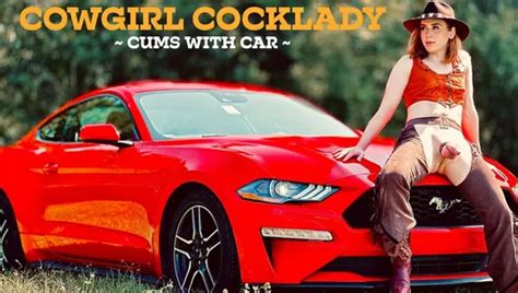 Cowgirl Cocklady Cums With Car American Shemale Redhead Amateur Porn By Faphouse Xhamster