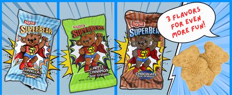 Mjm Superbear Vanilla Grahams Case Of 50 Packs