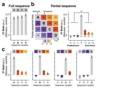 Successor Like Representation Of Future Sequence Events In V1 A