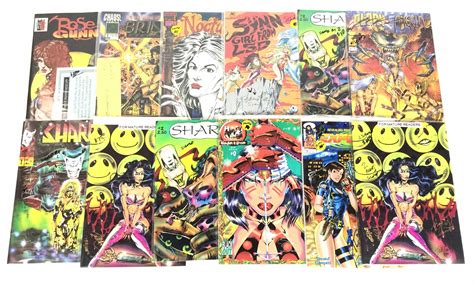 Lot 12 Mature Adult Comics And Autographed Editions