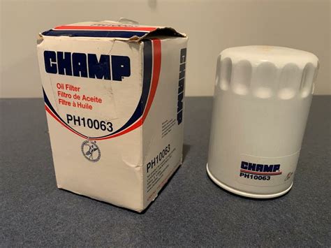 Champ Ph10063 Cross Reference Oil Filters