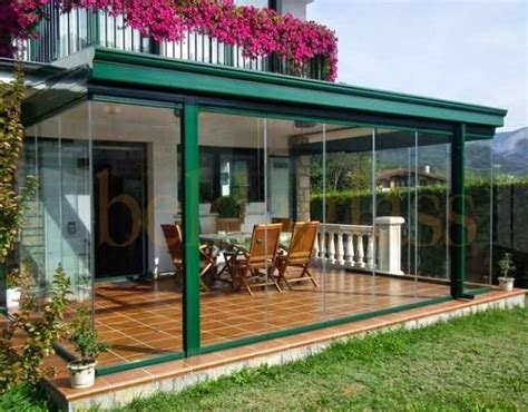 Terraza Techada Y Cerrada Con Vidrios Porche De Cristal Aberturas De