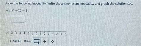 Solved Solve The Following Inequality Write The Answer As Chegg