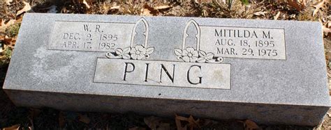 William Robert Ping 1895 1982 Find A Grave Memorial