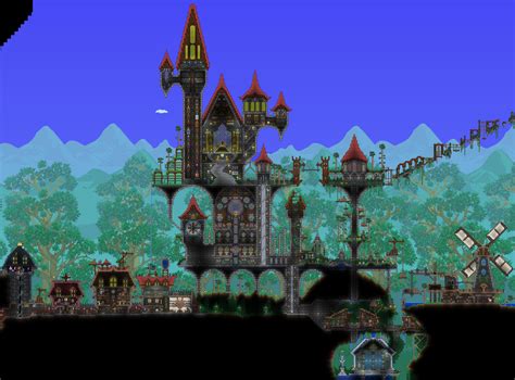 Terraria Castle Construction Builds Nqqa