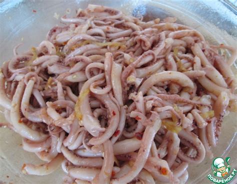 Щупальца кальмара по-восточному – кулинарный рецепт