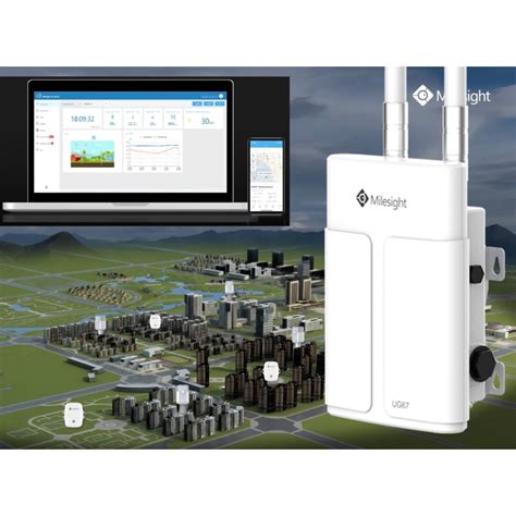 Lorawan Gateway Dış Ortam Milesight Ug67 Lorawan Gateway