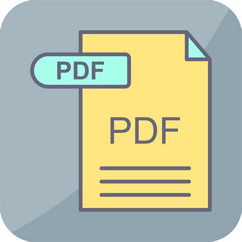 PDF Vector Icon 18756414 Vector Art At Vecteezy