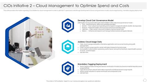 Cios Initiative 2 Cloud Management To Optimize Spend And Costs Diagrams Pdf