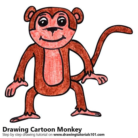 Cartoon Monkey Drawing