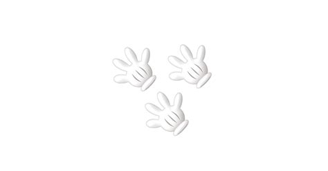 Mickey Mouse Hands Printable Disney Mickey Mouse Hand Glove Ceramic