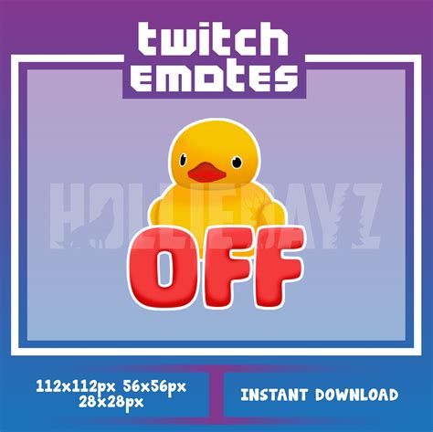Twitch Emote Duck Off Twitch Emote Swear Emote Duck Twitch Emote Duck Emote Rubber Duck