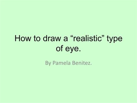 Eye Tutorial Pptx