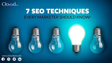 7 seo techniques every marketer should know