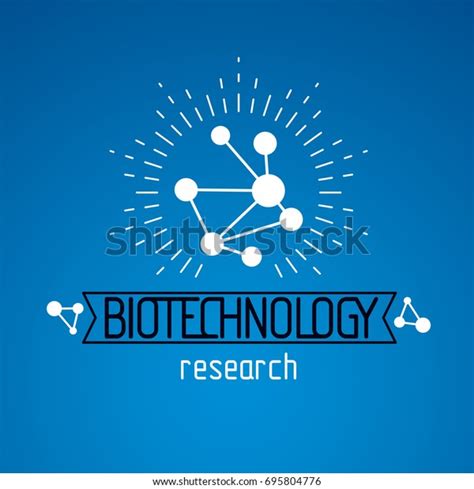 Vector Model Molecule Created Using Wireframe Stock Vector Royalty Free 695804776 Shutterstock