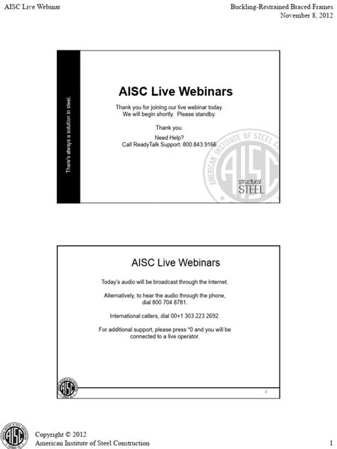 Buckling Restrained Braced Frames Pdf Deformation Engineering Beam Structure