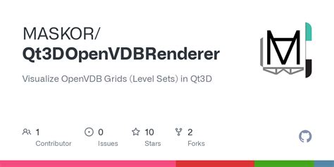 Github Maskorqt3dopenvdbrenderer Visualize Openvdb Grids Level Sets In Qt3d