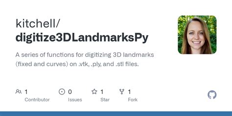 Github Kitchell Digitize Dlandmarkspy A Series Of Functions For Digitizing D Landmarks