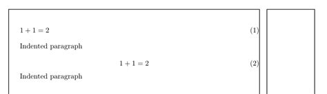 Math Mode Indentation Of Left Aligned Equations Flalign Without Fleqn TeX LaTeX Stack