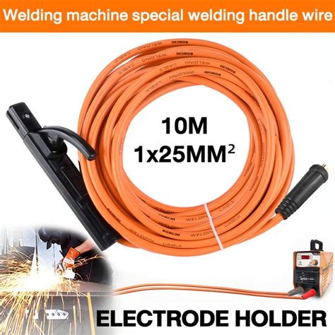 Welding Cable 300a Original With Electrode Holder And Connector