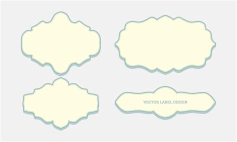 Four Different Types Of Frames With Different Shapes 35633834 Vector Art At Vecteezy