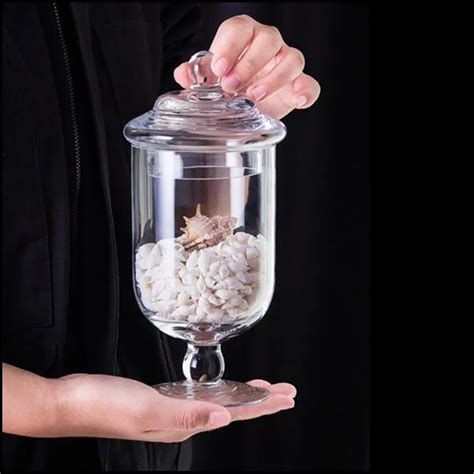 Новая стеклянная банка для конфет креативная с крышкой емкость для хранения бутылка для